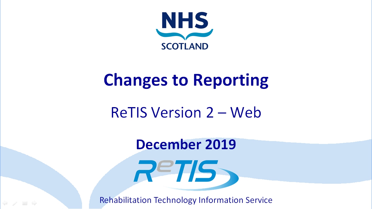 ReTIS v2 - Reporting